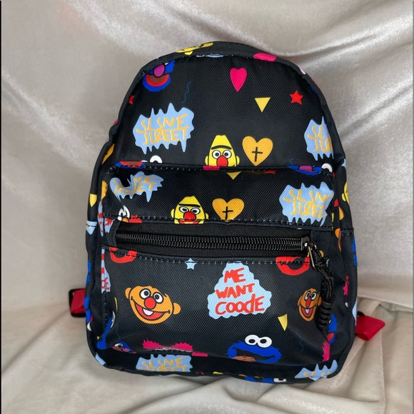 Accessories | Sesame Street Mini Backpack With All The Famous ...